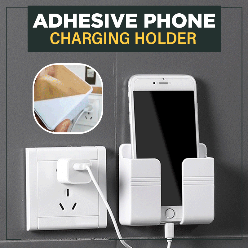 AEXZR® Adhesive Phone Charging Holder (2pcs) – Trendy Gadet