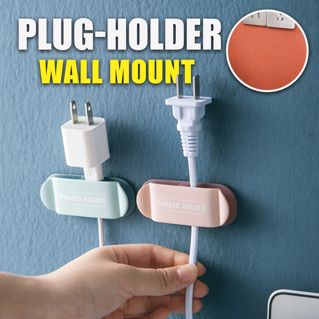 NOWORDUP® Plug-holder Wall Mount (4pcs) – Trendy Gadet