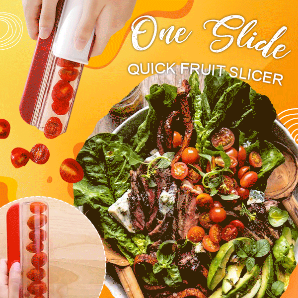 One Slide Quick Fruit Slicer – Trendy Gadet